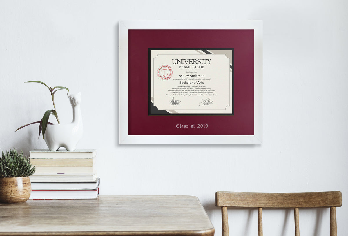 Custom Diploma Frames - Free Shipping | University Frame Store